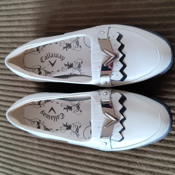 Callaway | Shoes | Callaway Woman Koto Moccasin Kilt Golf Shoe Sz 55 ...